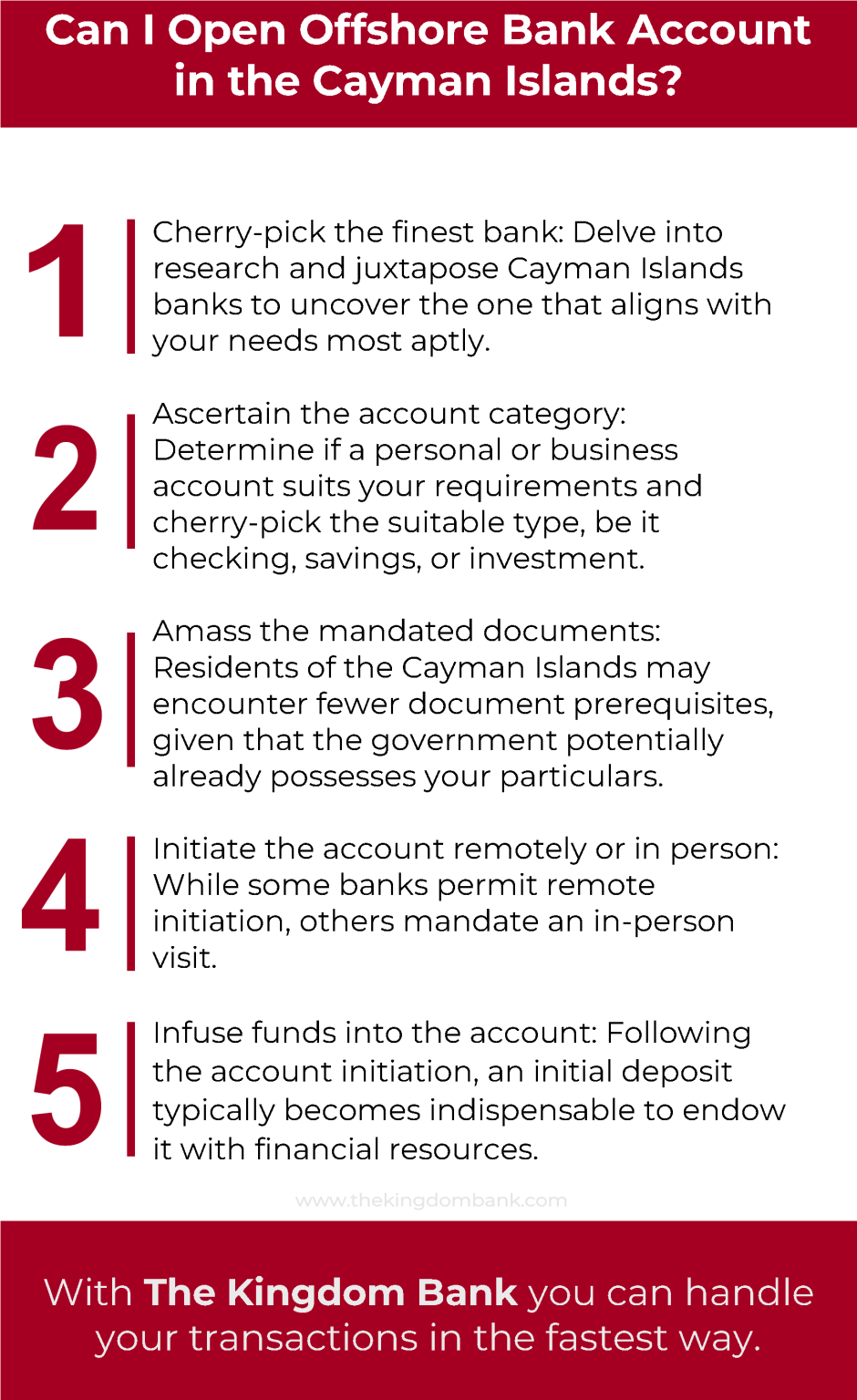 Offshore Bank Account Cayman Islands in 2026